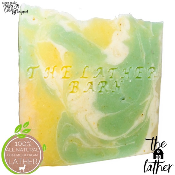 THE LATHER BARN | Bath | Cedarwood Clary Sage Goat Milk Cream Lather ...